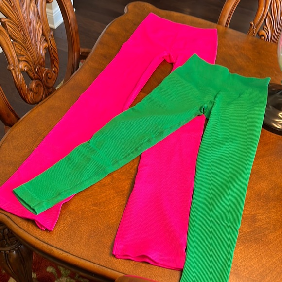 Fabletics | Pants & Jumpsuits | Ribbed Leggings Set | Poshmark